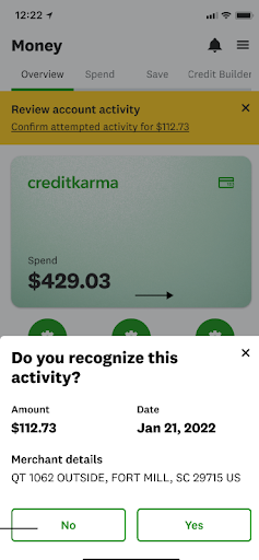 Why did I get a notification to confirm my transaction?