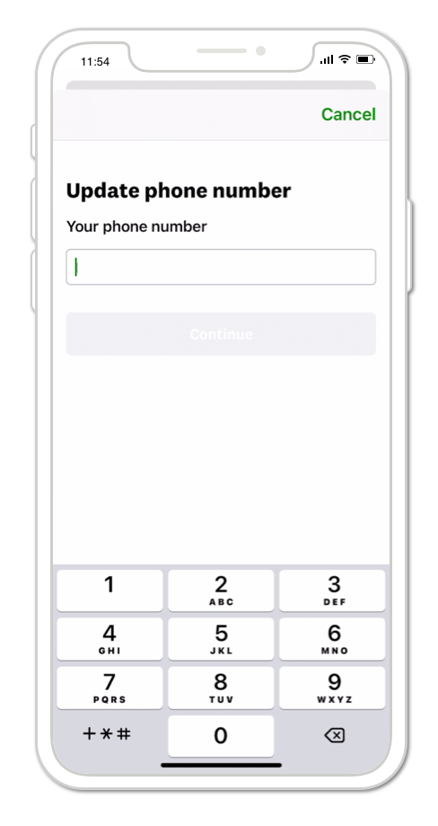 How do I change my phone number?